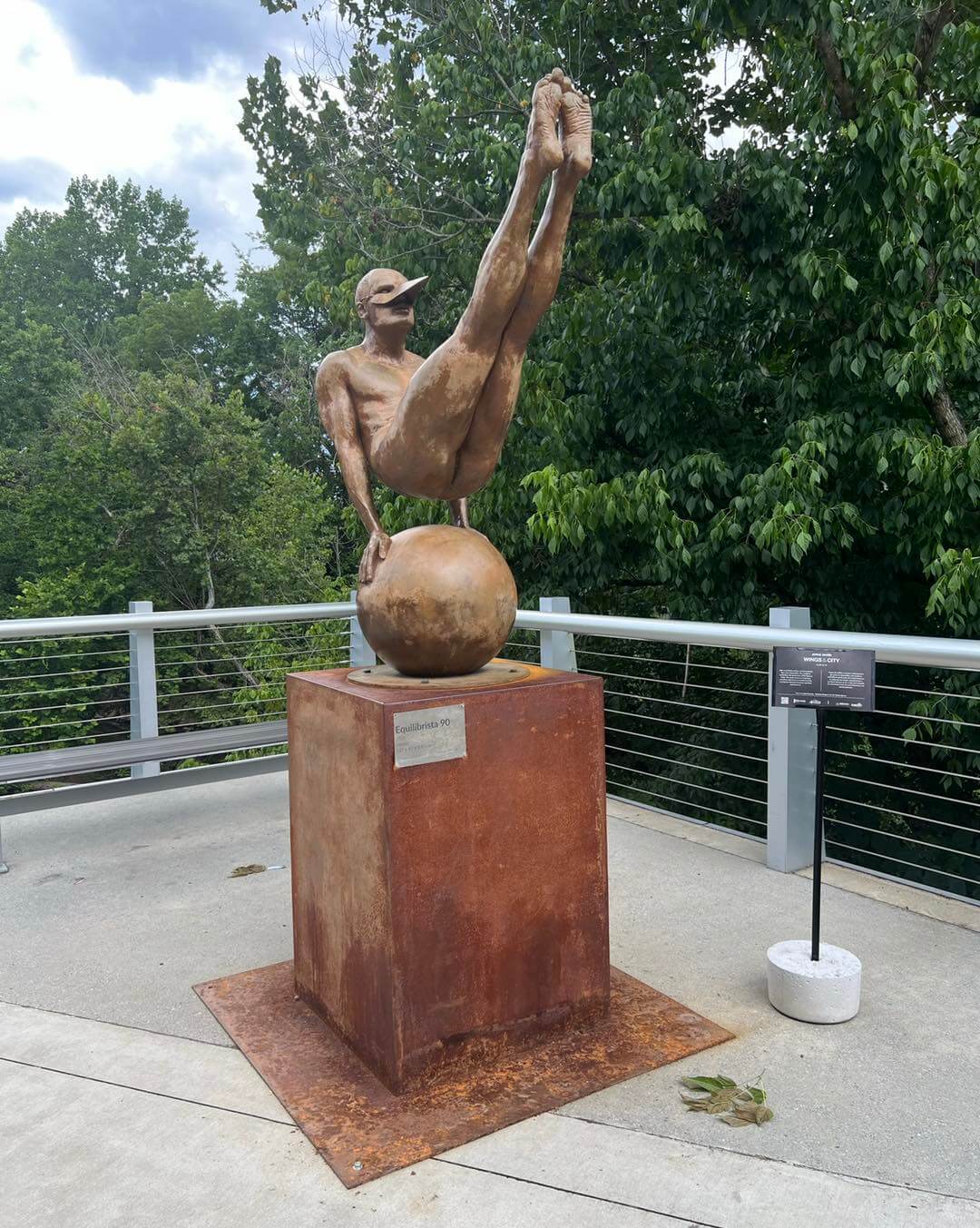'Wings of the City' exhibit at the PCG - Peachtree Creek Greenway